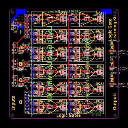 Logic Gate Learning Kit OSHWLab