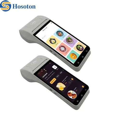 Handheld Portable Android Pos System Android Pos Terminal Receipt Printer Z91 Portable Android