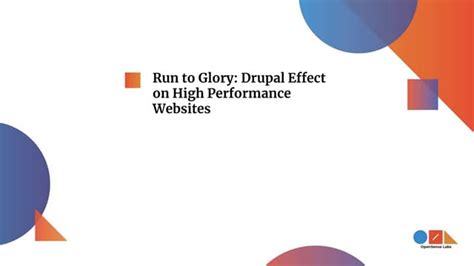 Drupal Effect On High Performance Websites Pptx