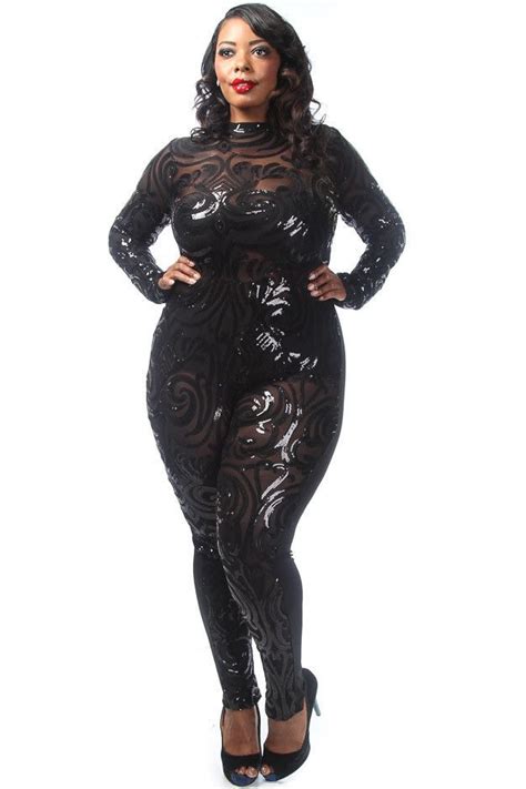 Plus Size Paisley Sequin Catsuit Pink Clubwear Anorexic Catsuit Real Women Supermodels Plus
