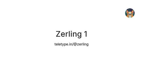 Zerling 1 — Teletype