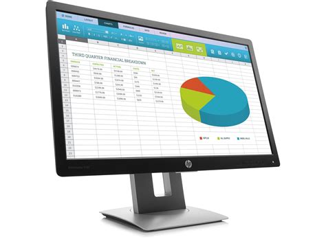Hp Elitedisplay E Inch Full Hd Ips Black And Silver Computer Monitor