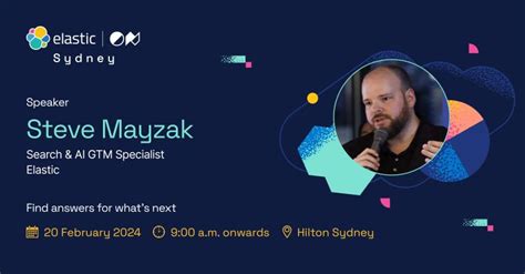 Oliver Oursin On Linkedin Elasticon Tour Sydney