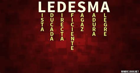 Qué Significa Ledesma