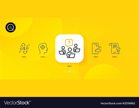 Smartphone Cloud Approved Agreement Royalty Free Vector