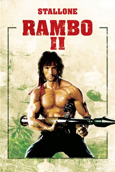 第一滴血2海报 28 高清原图海报 金海报 Goldposter