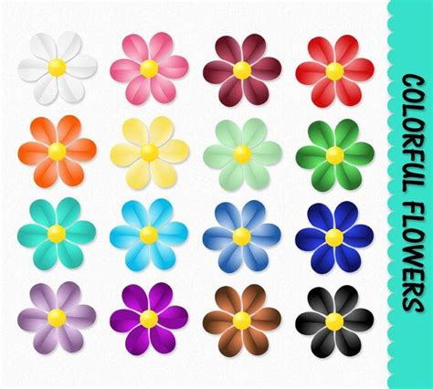 Printable Cut Out Flowers Plan Your Year Easily