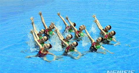 아티스틱스위밍 국가대표 훈련