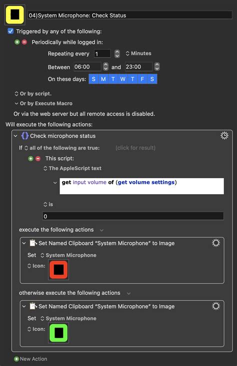 Toggle System Microphone Macros Macro Library Keyboard Maestro