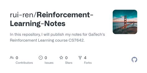 GitHub Rui Ren Reinforcement Learning Notes In This Repository I Will Publish My Notes For
