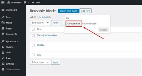How To Import Export Wordpress Gutenberg Blocks Easily Wpcred