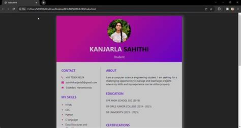 Sahithi Kanjarla On Linkedin Github Resume Codealpha