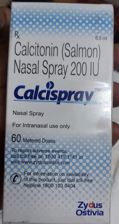 200iu Calcispray Calcitonin Nasal Spray 60 Metered Doses At ₹ 560
