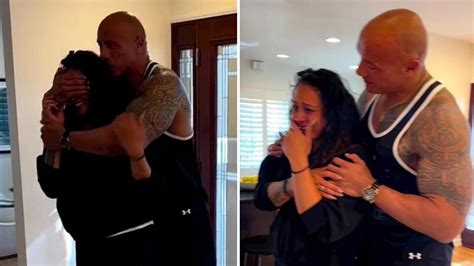 Dwayne The Rock Johnson Surprises His Cousin With A New House