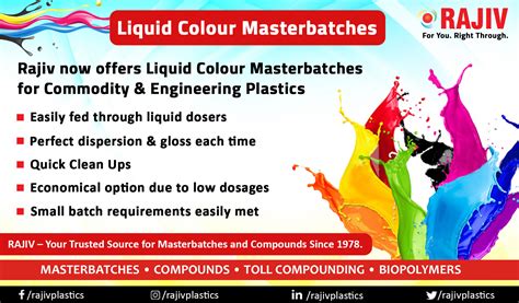 Liquid Color Masterbatch Rajiv Plastics