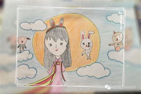 四年级嫦娥和玉兔简笔画简单（热门11张） 简笔画图片大全