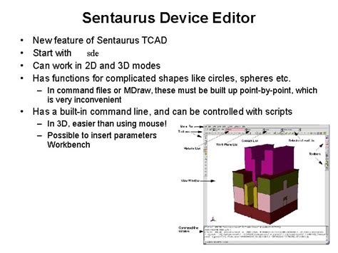 introduction to sentaurus tcad david pennicard university of