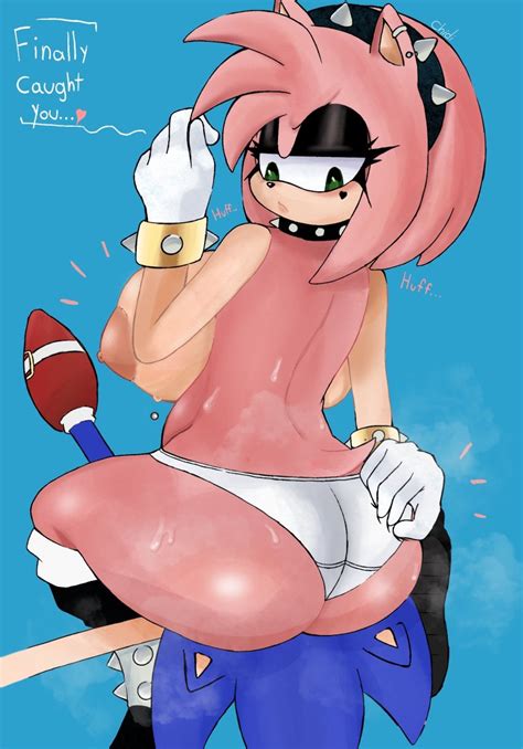 Rule 34 Amy Rose Anthro Big Areola Big Ass Big Breasts Big Butt Big