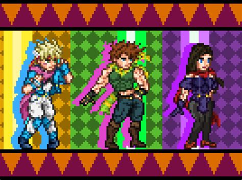 Jojos Battle Tendency Jus Sprites By Drymugen On Deviantart