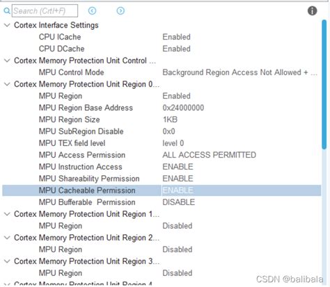 关于stm32h7使能mpu后直接进入hardfault的问题 mpu background region csdn博客