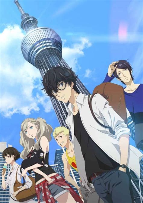 Persona 5 The Animation Leblanc Curry And Tokyo Skytree Collaboration
