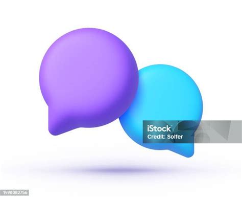 흰색 배경에 현대적인 스타일의 말풍선 3d 웹 디자인을 위한 현대적인 템플릿입니다 벡터 그림 0명에 대한 스톡 벡터 아트 및 기타 이미지 Istock