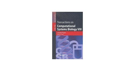博客來 Transactions On Computational Systems Biology Viii