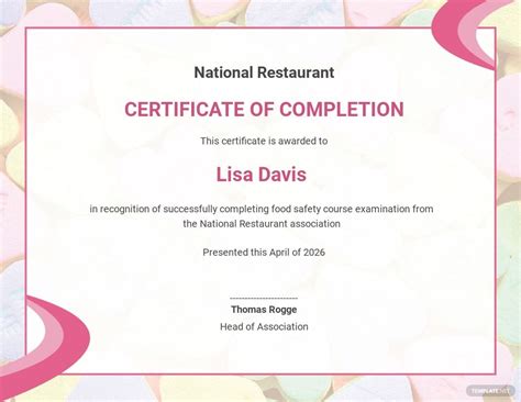 Safety Recognition Certificate Template Certificate Templates Certificate Of Achievement