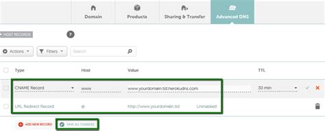 Dns Configuring Namecheap Domains With Heroku Stack Overflow