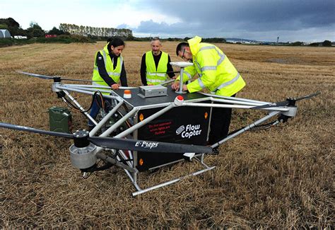 flowcopter watch world s first hydraulic multicopter taking flight