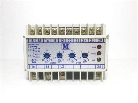 Multitek M200 F1c Frequency Relay Module 1 3 Ph Frequency Over Under