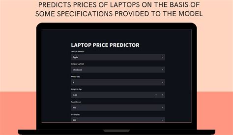 Laptop Price Predictor Using Machine Learning