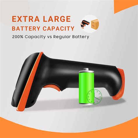 Tera Handheld Barcode Scanner Wireless 5100 Orange Theshop Pk