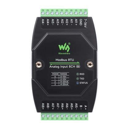 Thiết bị Chuyển đổi Tín hiệu Đầu vào Analog 8 kênh Modbus RTU