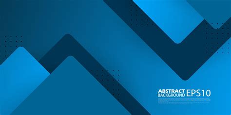 Abstract Dark Blue Papercut Background Template Vector With Triangle Overlap Pattern Dark Blue