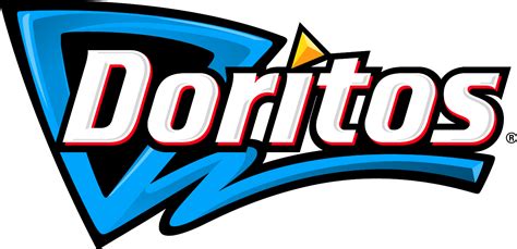 Doritos Logo Crunchy Chips Triangle Shape Snack Brand Bold Colors Png
