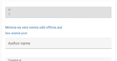 Using A Referencefield In A Form Does Not Display The Field Name