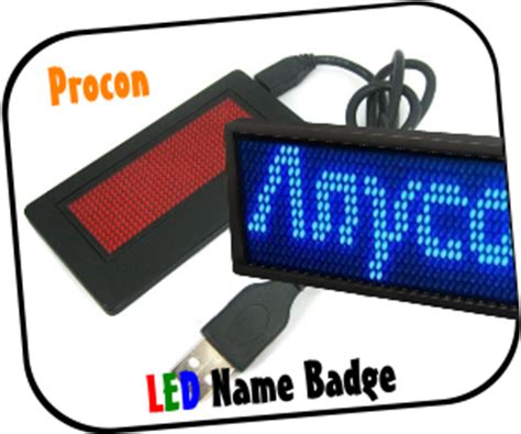 LED Name Badge