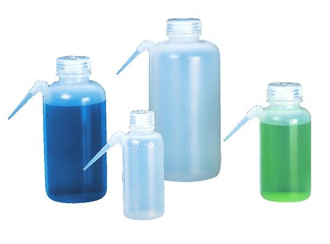Nalgene® Unitary™ Wash Bottles Low Density Polyethylene Wide Mouth Thermo Scientific Wash