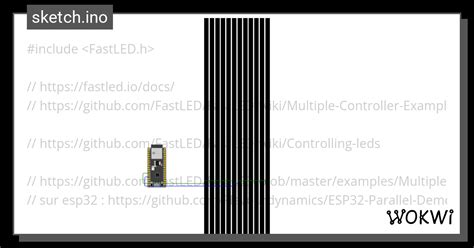 esp32 fastled wokwi esp32 stm32 arduino simulator