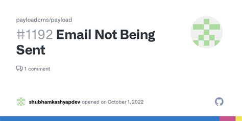 Email Not Being Sent Issue 1192 Payloadcms Payload GitHub