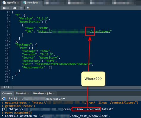`renvsnapshot` With `optionsrepos Myrepourl` The Wrong Repository Is Being Installed