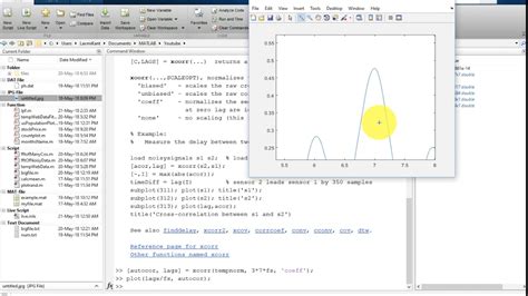 43 Matlab Tutorial For Beginners Find Period Of A Data Using Autocorrelation In Matlab Youtube