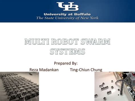 Multi Robot Swarm Systems Ppt