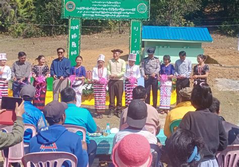 နောင်မွန်းမြို့နယ်၌ ၇၇ နှစ်မြောက်ပြည်ထောင်စုနေ့အထိမ်းအမှတ် စိမ့်စမ်းရေသွယ်တန်းခြင်းလုပ်ငန်းဖွင့