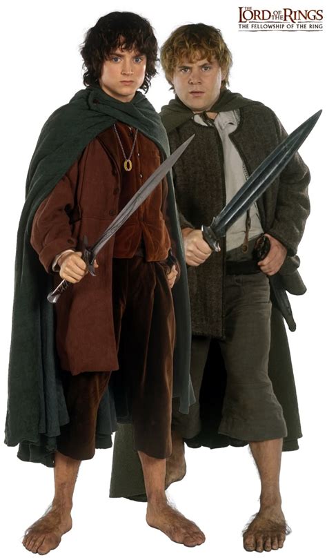 Lotr Fotr Frodo And Sam Lord Of The Rings Halloween Costumes The Hobbit
