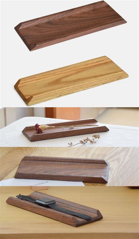 Wooden Desktop File Folder Organizer