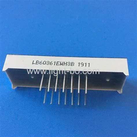 Ultra Bright White Digit Segment Led Display For Instrument Panel Manufacturers And