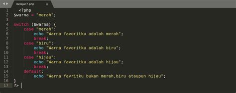 Php Part 7 Penggunaan Switch Case Pada Php Ipinboys Blog