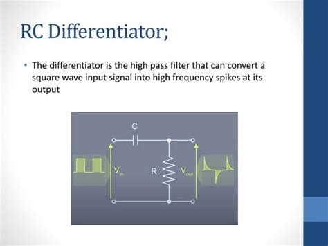 Rc Circuits And Its Transient Response Pptx Chemistry Science